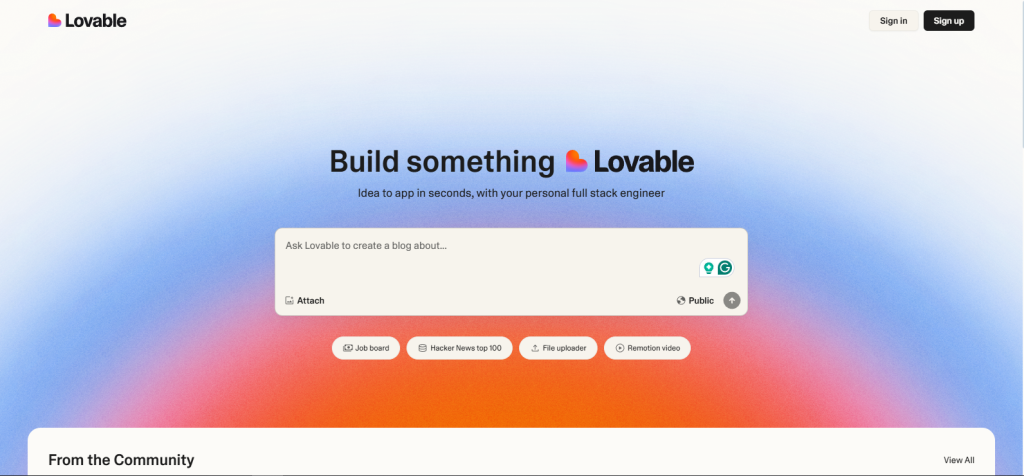 Lovable: Build Smart AI Workflows with Zero Code