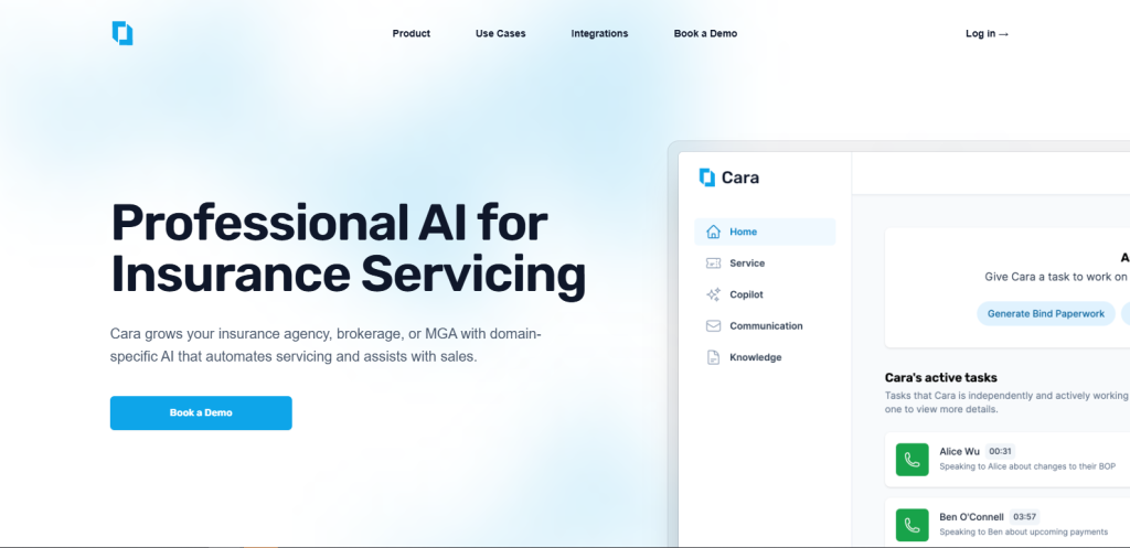 Cara AI: Automate Insurance Servicing with Smart AI Agents